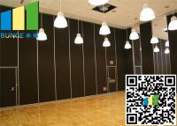 China Aluminium Acoustic Foldable Partition Wall 85mm Thickness For Hotel for sale