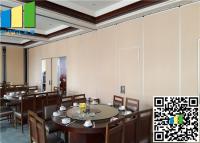 China 2.56inch Movable Sliding Walls Partition Aluminum Frame 24-48in Panel Width 79-158in Height for sale