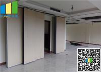 China Movable Exhibition Partition Walls Sliding Folding Made By Melamine for sale
