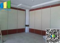 China Exhibition Hall Laminated Acoustic Partition Wall Sliding Partitions Stylish Fabric for sale