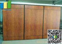 China Sound Proof Foldable Wall Sliding Door 65mm 85mm 100mm Aluminum Frame Movable Partition for sale
