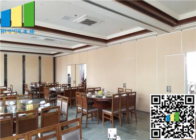China White Laminate Finish Sliding Foldable Partition Wall For Meetting Room for sale