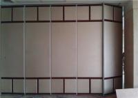 China Auditorium Vertical Wooden Wall Partition 600-1230mm Manual Operable Partition for sale