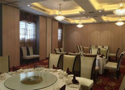 China Acoustic Commercial Folding Room Dividers 65mm Melamine Fabric Office Partition Wall for sale