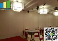 China 3 3/8 Inch THK Folding Acoustic Room Dividers 36-42 dB for Convention Centres for sale