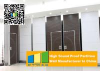 China Collapsing Aluminium Movable Partition Wall 65mm 80mm 100mm for Restaurant Meeting Room for sale