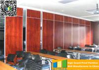 China Ultrahigh Movable Partition Walls Soundproof Sliding 65mm 80mm 100mm Aluminum Frame for sale