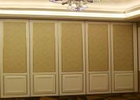 China Commercial Wooden Soundproof Room Dividers 65-100mm Thick with Passing Doors for sale