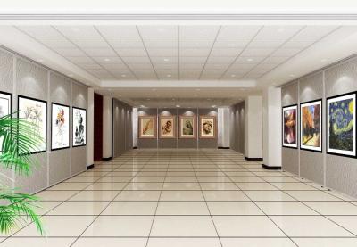 China Melamine Exhibition Partition Walls / Decorative Soundproof Room Divider for sale