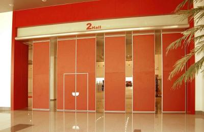 China Luxury Wooden Finished Flexible Soundproof Partition Wall 65mm 100mm for Exhibition for sale