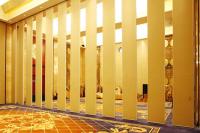 China Commercial Soundproof Partitions 65mm 100mm Aluminum Frame Wall Dividers Top Hung System for sale