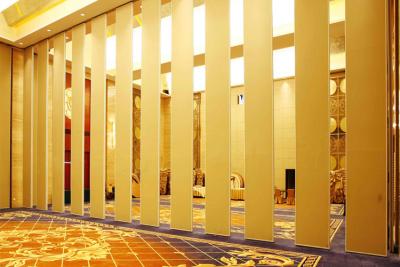 China Commercial Soundproof Partitions 65mm 100mm Aluminum Frame Wall Dividers Top Hung System for sale