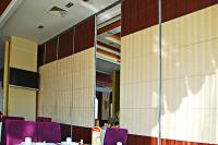 China Acoustic Movable Partition Wall 65mm 100mm Sound Insulation Wooden Panel for sale