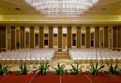 China 6m Height Movable Sound Proof Partitions with 32-50dB Rw Insulation and 500kg Capacity for Reception Halls for sale