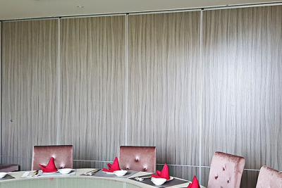 China Aluminum Frame Movable Partition Walls 65mm to 125mm Thickness for Banquet Hall for sale