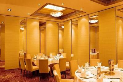 China Sliding Acoustic Room Divider Wall 65mm Panel Height Up to 4000mm Decorative Privacy Screen for sale