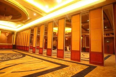 China Hanging System Acoustic Room Dividers for Hotel with Single or double roller for sale