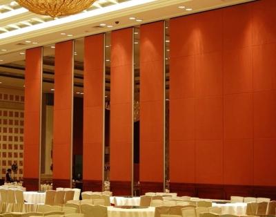 China Restaurant Soundproof MDF Aluminum Partition Walls 65mm 100mm Movable Wall Panels for sale