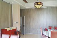 China Decorative Movable Restaurant Partition Wall 65mm to 100mm Top Hung Operable System for sale