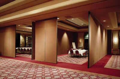 China Commercial Sliding Acoustic Partition Wall 65mm to 125mm Thick for Hotel for sale