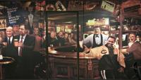 China Decorative Interior Movable Folding Exhibition Display Wall 1220mm Width for sale