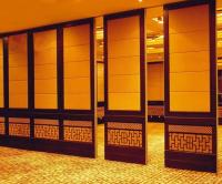 China 500 / 1200mm Width Melamine Movable Office Partitions with Aluminum Track for sale