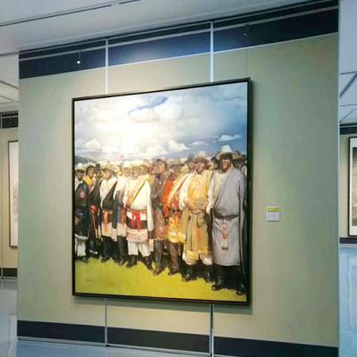 China Interior Hidden Door Folding Exhibition Partition Walls / Movable Gallery Walls for sale