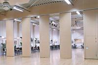 China 85mm Thickness Movable Sliding Folding Acoustic Wall With Passing Door for sale
