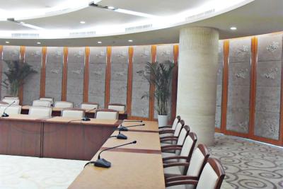China 4m Height Acoustic Wall Panel / Movable Partition Walls For Meeting Room for sale