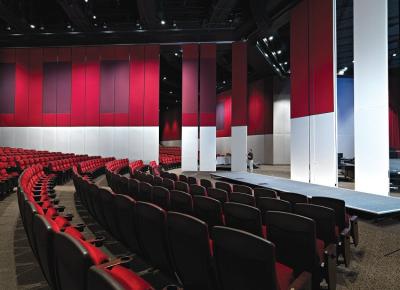 China 6m Height High Movable Partition Walls 85mm Thick for Function Room OEM for sale