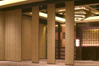 China Hanging System Operable Movable Partition Walls MDF + Aluminum Material for sale