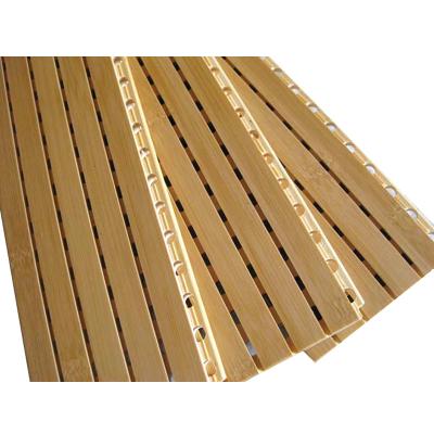 China Wood Fiber Acoustic Sound Absorbing Panels 15mm 18mm for Conference Room for sale