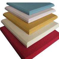 China Polyester Acoustic Panel 12mm MDF Perforated Wood Sound Absorbing Wall Panel 1220x2420mm for sale