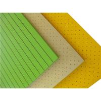 China High Absorption Perforated Wood Acoustic Panels 12-18mm Thickness 600x600mm to 2400x1200mm for sale
