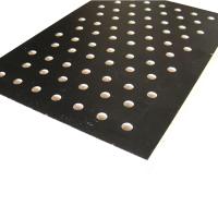 China Perforated Wood Acoustic Panels 12mm 600x600mm Sound Deadening for Meeting Rooms for sale