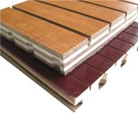 China High Absorption Soundproof Wooden Grooved Acoustic Panel Kindergarten Wall Panel for sale