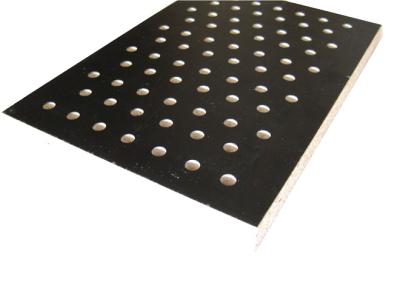 China Eco-Friendly Perforated Wood Acoustic Panels 1220x2420mm with 0.7-0.95 NRC Rating for sale