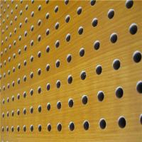China KTV Perforated Wood Acoustic Panels MDF Soundproof Board - 2440x197mm Size, 12-18mm Thickness with A1 Fire Rating for sale