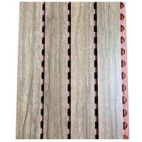 China Sound Proof Wooden Grooved Wall Panel 12-18mm Active Noise Cancellation for Music Room for sale
