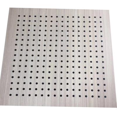 China MDF Acoustic Insulation Perforated Panel 2440x197mm with 15mm Thickness for Studio Sound Control for sale