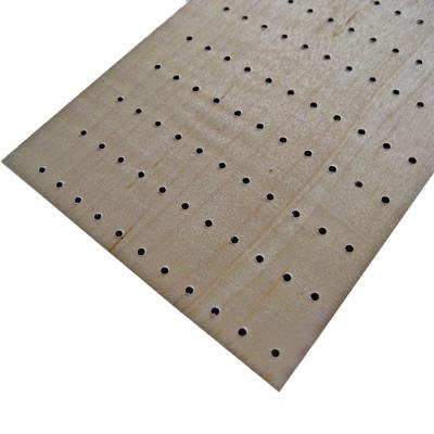 China Wooden Soundproof Perforated Acoustic Wall Panels 1200x2400mm B1 Fireproof for sale