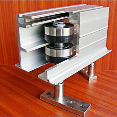 China Aluminum Folding Partition Wall 6063 T5 Sliding Profile 1.2mm Thickness Custom Colors for sale