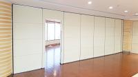 China Aluminum Frame Movable Partition Walls 100mm Thick Soundproof Folding Office Room Dividers 55dB for sale