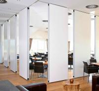 China Sound Proofing Operable Office High Partition Wall 85mm 4500mm Height Commercial Furniture for sale