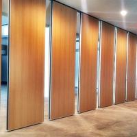 China Aluminum Sliding Movable Partition Wall For Restaurant 85 mm Thickness for sale