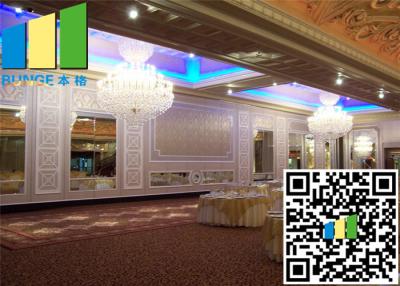 China 3.35 Inch Polyester Acoustic Panels Mirror Sliding Doors 600-1200mm for Meeting Room for sale