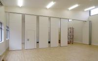 China MDF + Aluminum Movable Partition Walls Heat Insulation 65mm Thickness for sale