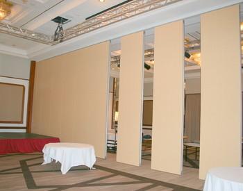 China 85mm Melamine Finish Aluminum Room Dividers Soundproof Sliding Office Partition Walls for sale