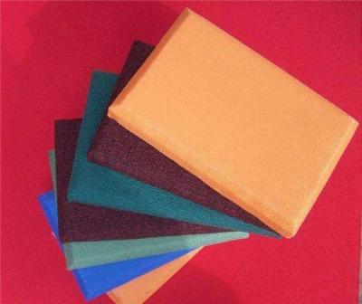 China Professional Wooden Acoustic Fabric Panels 1200x1200mm with 25mm/50mm Thickness and 0.85+ NRC Rating for sale