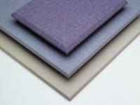 China Fabric Covered Acoustic Wall Panels 96kg/m³ Density with 0.5 m²·K/W Thermal Insulation and Class A Fire Rating for sale